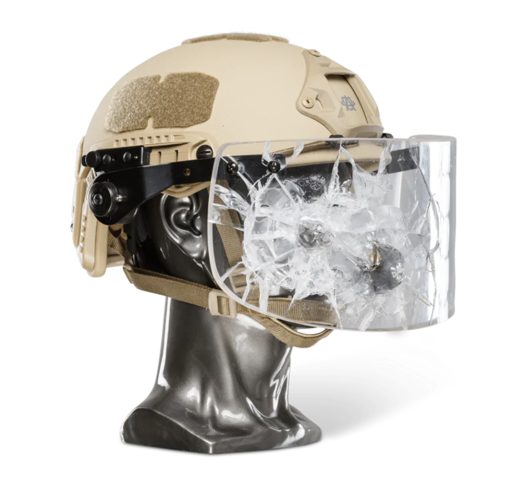 Riot Helmet with Face Shield - Police Helmet with Visor
