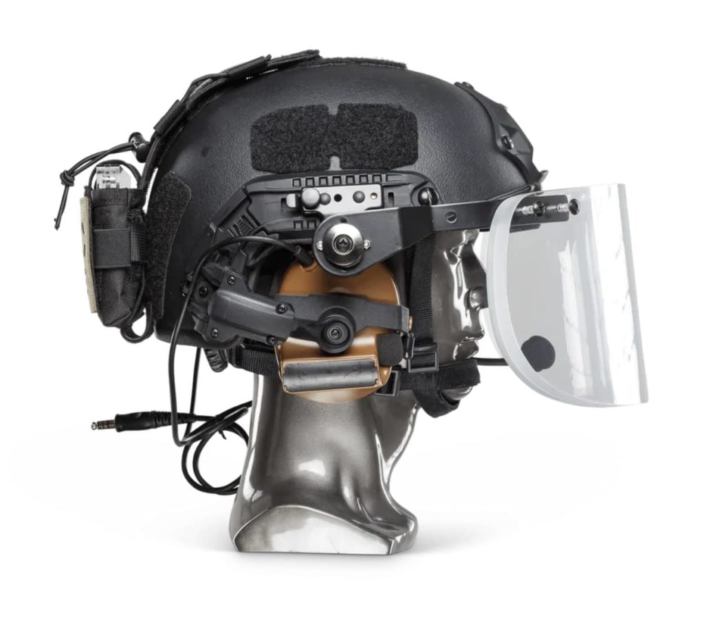 Riot Helmet with Face Shield - Police Helmet with Visor