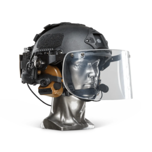 Ballistic Helmet with Face Shield