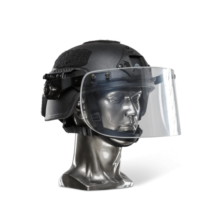 Ballistic Helmet with Face Shield