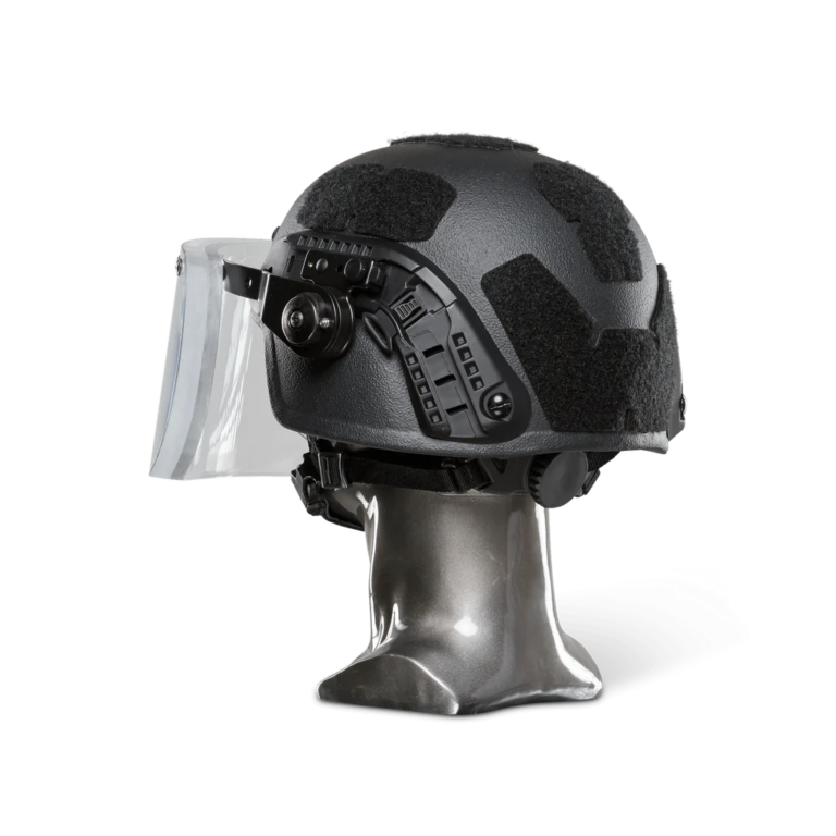 Ballistic Helmet with Face Shield