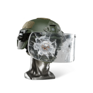 Ballistic Helmet with Face Shield