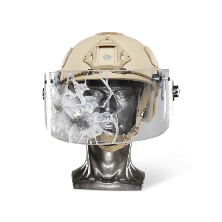 Ballistic Helmet with Face Shield